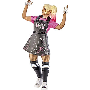 Mattel WWE Ultimate Edition Action Figure & Accessories Set, Alexa Bliss 6-inch Collectible with 30 Articulation Points, Swappable Pieces & Entrance Gear