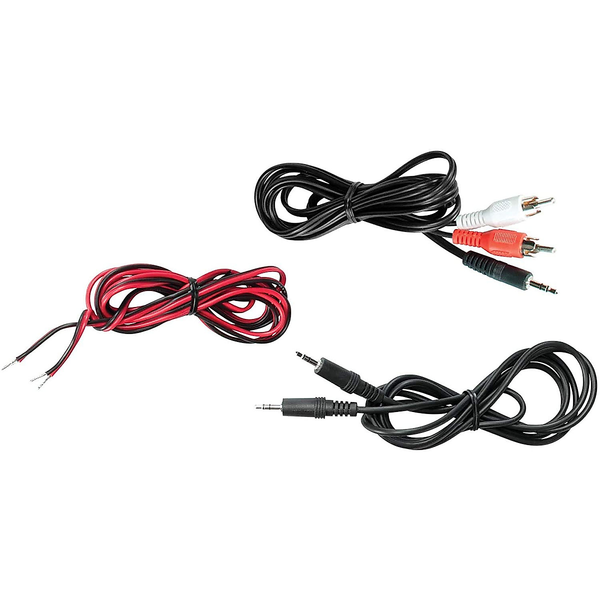 Mackie CR3-X 3-Inch Creative Reference Multimedia Monitors Bundle with Dual 1/4" Stereo to 3.5mm Cable