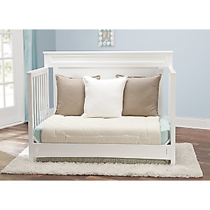 Delta Children Princeton 4-in-1 Convertible Baby Crib, White