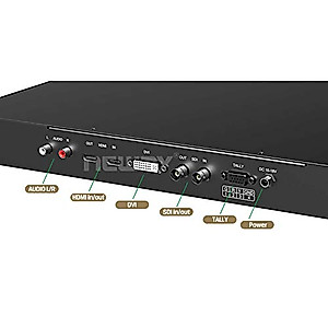 LILLIPUT 17.3" RM-1730S 1RU Pull-Out Monitor 1920×1080 700:1 Contrast 3G-SDI, HDMI, DVI, Audio & Tally inputs, SDI and HDMI Cross Conversion
