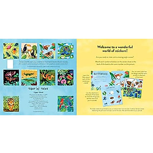 Color with Stickers: Jungle: Create 10 Pictures with Stickers!