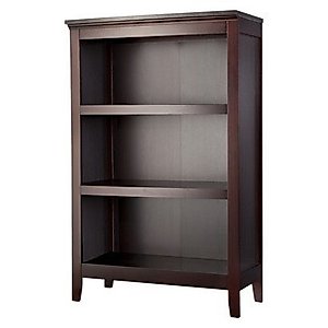 Threshold Carson 3-shelf Bookcase, Espresso Finish