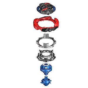 BEYBLADE Burst QuadDrive Cyclone Roktavor R7 Spinning Top Starter Pack - Stamina/Defense Type Battling Game with Launcher, Toy for Kids