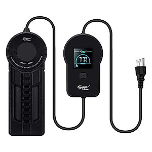 hygger Fast Heating Titanium Aquarium Heater with LED Digital Temp Controller 800W Submersible Fish Heater for 120-180 Gallon Freshwater Tank
