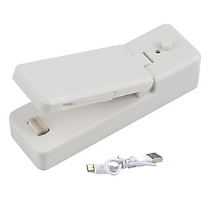 Mini Bag Heat Sealer USB Rechargeable Portable 2-in-1 Sealer and Cutter for Plastic Bags Kitchen Gadget