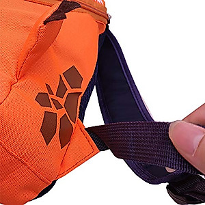 HANZE Dinosaur Backpack Toddler Kids Child Cute Fashion Waterproof 3D Cartoon Bag for Boys and Girls Toddlers, Orange