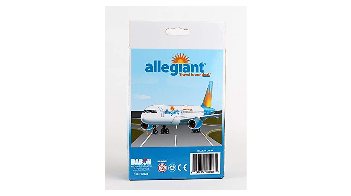 Daron Allegiant Single Plane – Realistic Die-Cast Airport Toy