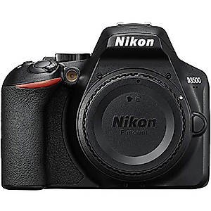 Nikon D3500 DSLR Camera with AF-P DX 18-55mm and 70-300mm Zoom Lens Bundle with 32GB Memory Card, Camera Bag and Accessories (13 Items)