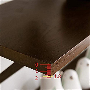 PIBM Stylish Simplicity Shelf Wall Mounted Floating Rack Shelves Triangular Bracket Retro Living Room Kitchen Multifunction Bearing Strong,4 Sizes, a , 60x20x8cm