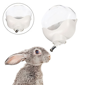 POPETPOP Hamster Water Bottle Puppy Water Dispenser Pet Drinking Bottle Hamster Drinking Holder Puppy Water Feeder Ferret Water Bottle Automatic Pet Feeder The Pet Accessories Hanging White