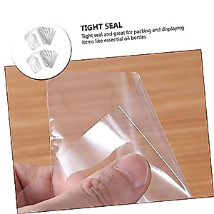 STOBOK 200pcs Plastic Film Gift Candles Plastic Packaging Bags Shrink Wrap Bags Merchandise Bags Sealer Bags Shrink Wrap Heat Sealer Shrink Film Wrap Heat Shrink Wrap Bags Shrinkable Film