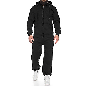 COOFANDY Mens Jogger Sets 2 Piece Outfits With Hoodie Active Suits for Men Sports Sweatshirts