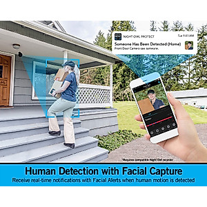 Night Owl 1080p HD Wired Indoor/Outdoor Add-On Cameras, 100 ft. of Night Vision, Wide Viewing Angle and Color Night Vision (2-Pack)