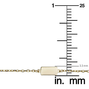 Kooljewelry 14k Tricolor Gold Bar Station Layered Necklace (17 inch)