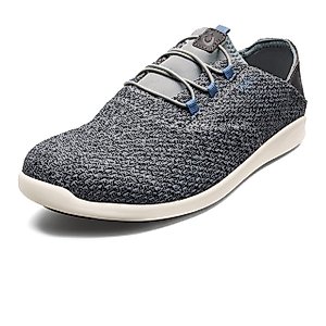 OLUKAI Alapa Li Men's Athletic Sneakers, Breathable Mesh & Moisture-Wicking Design, No Tie Laces, Lightweight & Supportive, Charcoal/Charcoal, 7