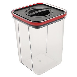Mobestech Airtight Food Storage Container Plastic Container Vacuum Containers Ml Bean Kitchen Bucket for Airtight Sealed Food Coffee Rotary Seal Lid Leak Grain Flour Switch Empty Bins Rice