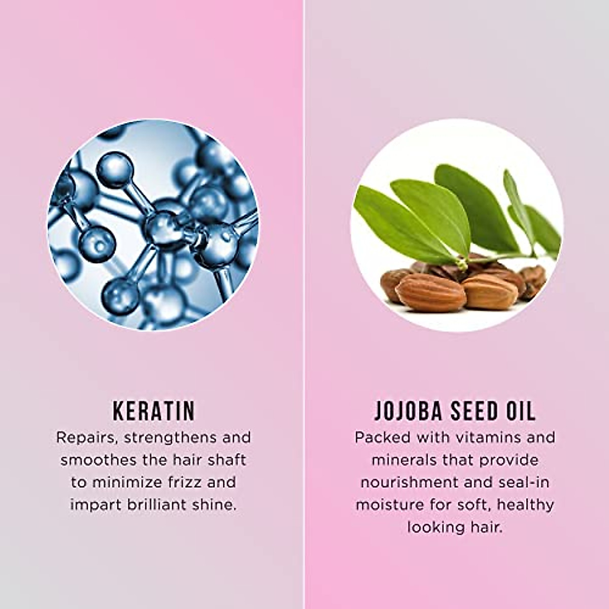 HASK Keratin Protein Smoothing Shampoo - 12 Fl Oz