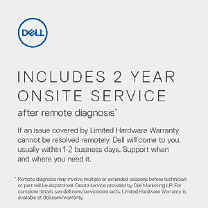 Dell Inspiron 7700-27 Inch All in One FHD Touch, Intel Core i7, 12GB Memory, 256GB SSD + 1TB Drive, Windows 10 Home, 2 Year On-Site Service (i7700-7996SLV-PUS) (Renewed)