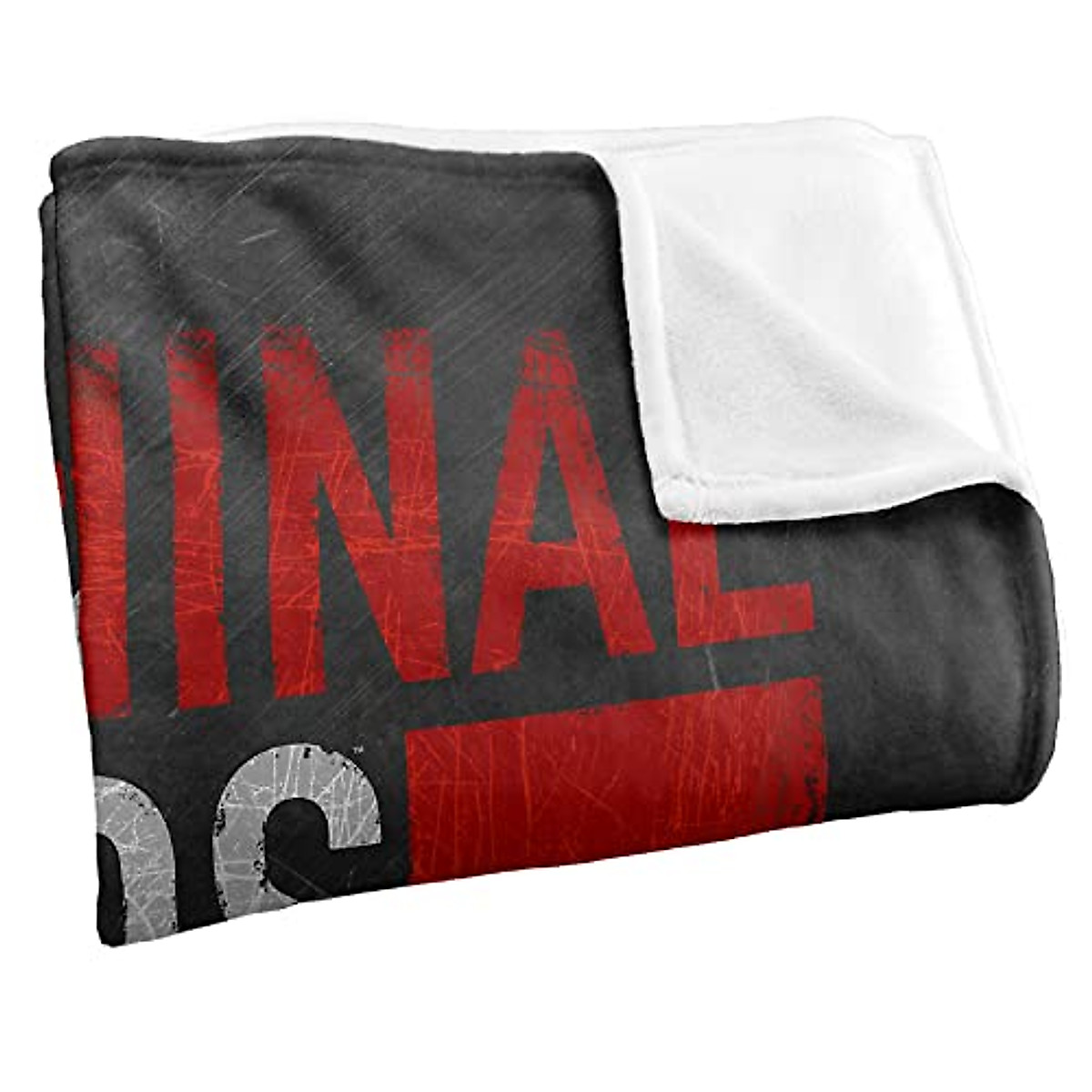 Criminal Minds Logo Officially Licensed Silky Touch Super Soft Throw Blanket 50" x 60"