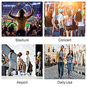 PACKISM Clear Purses for Women Stadium - Clear Bag Stadium Approved Crossbody Bag Adjustable Shoulder Strap for Concerts Sports Festivals Events Game Day, White