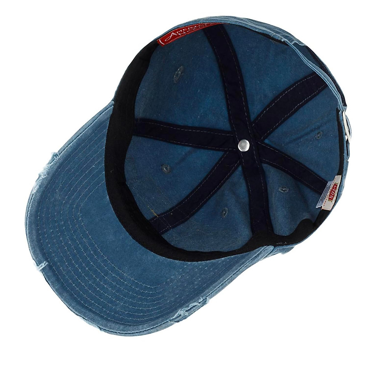 AMERICAN NEEDLE Texas Lone Star Beer Officially Licensed Iconic Adjustable Baseball Hat (PBC-1907B-NAVY)