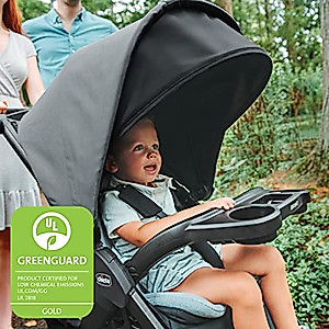 Chicco Bravo LE ClearTex Quick-Fold Stroller - Pewter | Grey