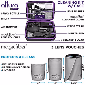 Canon EOS Rebel T7i DSLR Camera with 18-55mm is STM Lens with Altura Photo Advanced Accessory and Travel Bundle