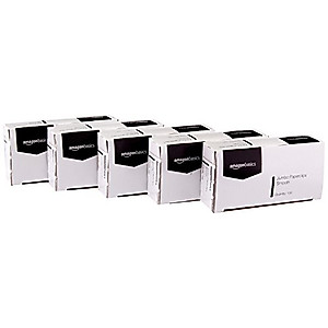 Amazon Basics Jumbo Size Office Paper Clips, Smooth, 100 per Box, 10-Pack