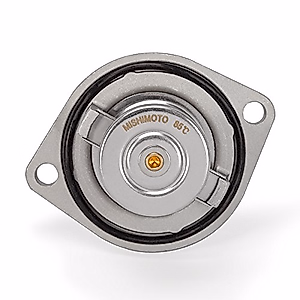 Mishimoto MMTS-F2D-03CL Low Temp Thermostat & Housing Compatible With Ford 6.0 Powerstroke 2003-2007