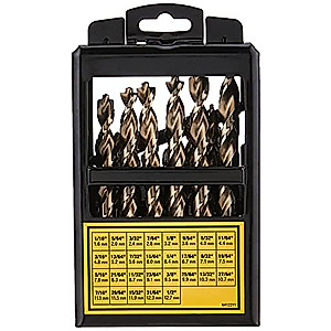 DEWALT Drill Bit Set, Pilot Point, Cobalt Alloy Steel, 29-Piece (DWA1269)