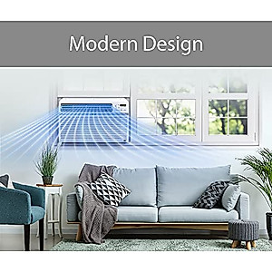 LG 24,500 BTU Window Air Conditioner, Cools 1,560 Sq.Ft. (39' x 40' Room Size), Quiet Operation, Electronic Control with Remote, 3 Cooling & Fan Speeds, ENERGY STAR®, Auto Restart, 230/208V, White