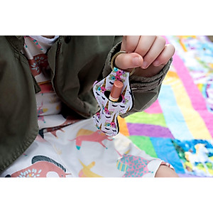 Daisy Lane Christmas Stocking Stuffer for Women Teen Girl, Small Gift Set for Kid, Keychain Hair Tie (Unicorn)