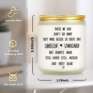 Sympathy Gifts Memorial Gifts for Loss of Loved, Unique Memorial Bereavement Gifts Memorial Gift, Lavender Scented Candle, Thinking of You, Get Well Soon, Comfort Condolences Candle