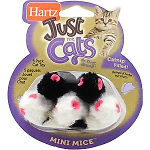 Hartz Just for Cats Mini Mice Cat Toy (5 Pack)