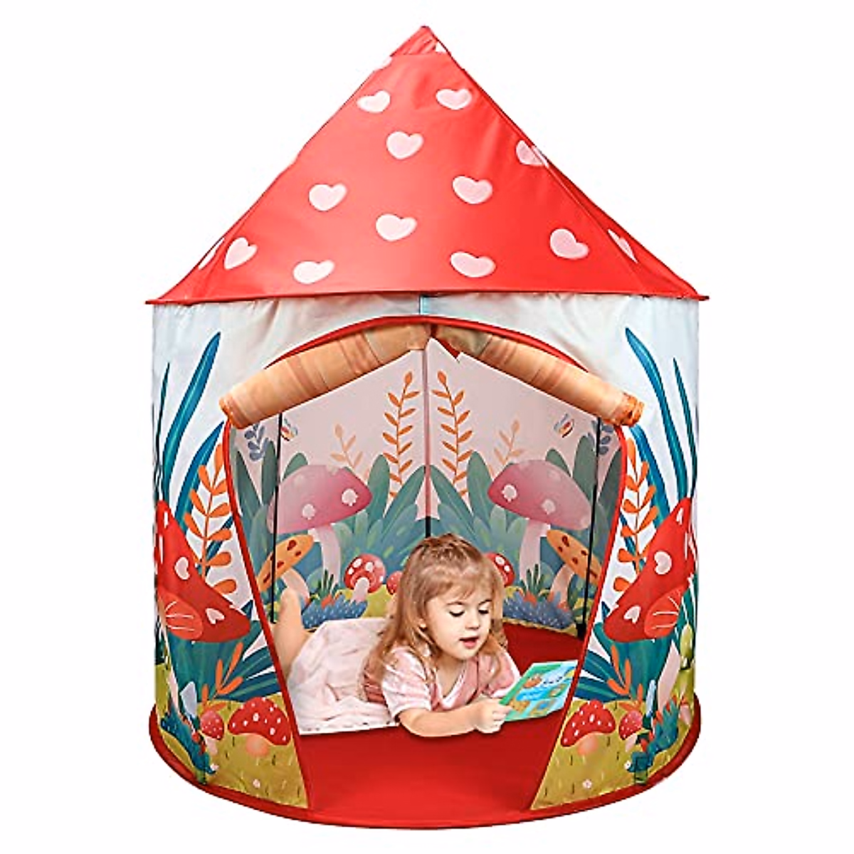 Mushroom Kids Play Tent Space Themed Indoor Play Children House for Boys and Girls (Mushroom)