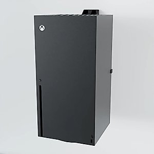 3D Cabin Xbox Series X Wall Mount Bracket Metal Floating Vertical Holder Hidden Stand for Console Black