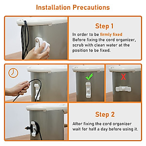 Cord Organizer for Kitchen Appliances, PChero 9 Pack Cord Wrappers Winder Holder Stick On, Adhesive Cord Keeper for Stand Mixer Coffee Maker Air Fryer Blender Juicer Toaster