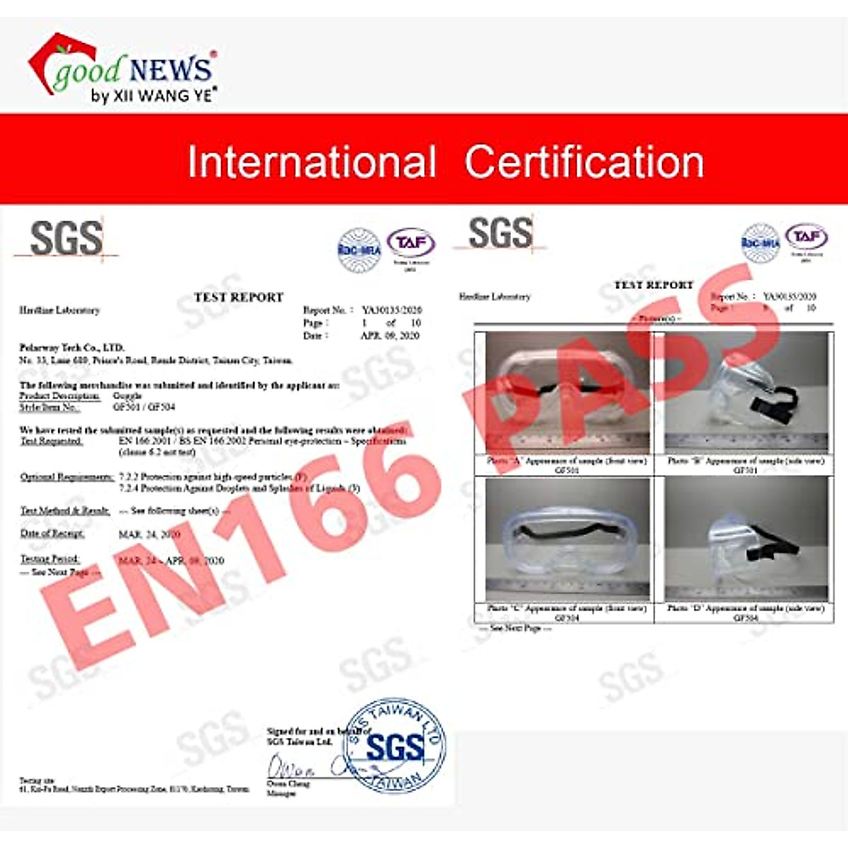 XII WY Anti-fog Protective lab Safety Goggles Anti Scratch Eye Safety Over Glasses Construction Work Goggles