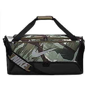 Nike Brsla-9.5 AOP FA22 Bag Medium Olive/Black/Particle Gr One Size