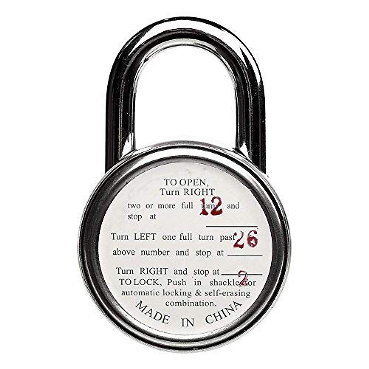 Fu Volante Locker Lock, 2 in Combination Lock, Black, 20 Pack