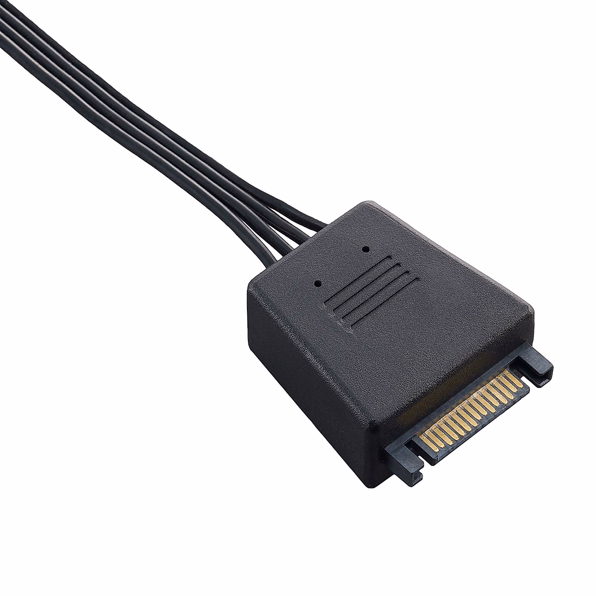 SilverStone Technology Super Flexible one-to-Three SATA Power connectors with capacitors CP06-L-USA