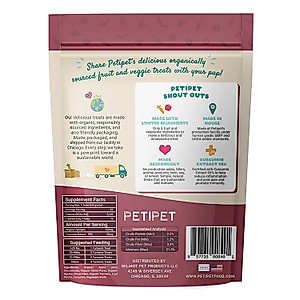 PETIPET Turmeric + Curcumin - Natural, Human-Grade Allergy Relief Chews, Hip and Joint Supplement, and Anti-Inflammatory for Dogs