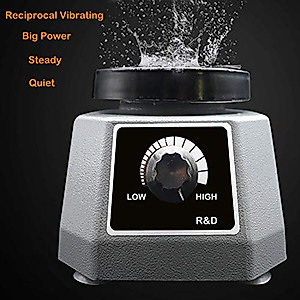 Lab Vibrator 4" Round Shaker Oscillator Gypsum 𝙂𝙚𝙩 𝙊𝙪𝙩 𝘽𝙪𝙗𝙗𝙡𝙚 Mixing Machine,Roundness Vibrador Laboratory Tool Equipment 100W Plaster Vibrator Plate