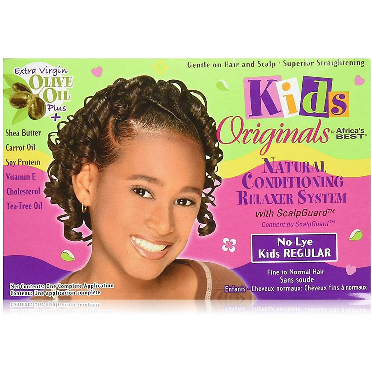 Africa's Best Kids Originals, Natural Conditioning Relaxer System with Scalp Guard 1 Ea (Pack of 10)