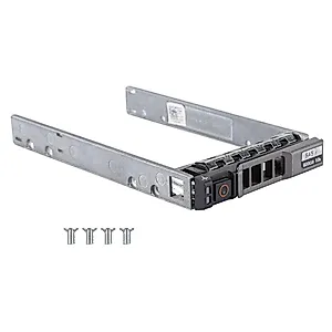 ASHATA 2.5 inch SAS SATA SSD Hard Drive Carrier Tray Caddy Compatible for Dell R610 R710 R910 R620 R720 R730 R630 T310 KG7NR and Other Hot Swap Bracket Tray with Screws