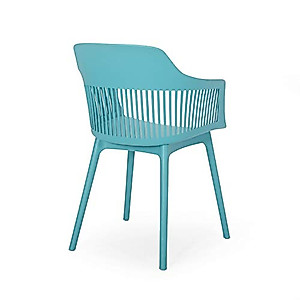 Christopher Knight Home Ladonna Outdoor Dining Chair (Set of 2), Teal