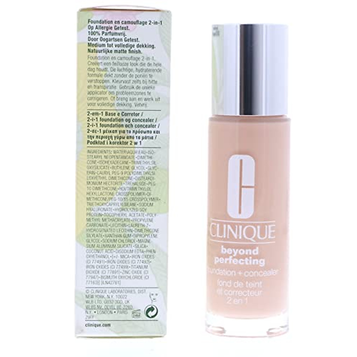 Clinique Beyond Perfecting Foundation + Concealer - CN 02 Breeze 30ml / 1 fl.oz