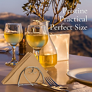 (1500-Pack) Brown Napkins - Bulk Unbleached, Natural & Rustic Kraft Paper Napkins - Eco-Conscious Disposable Kitchen Tissue Supplies for Home, Parties, Restaurant, BBQ - 12x12” Unfolded