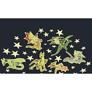 The Original Glowstars Company Glowstars & Dragons Eight Glow Dragons