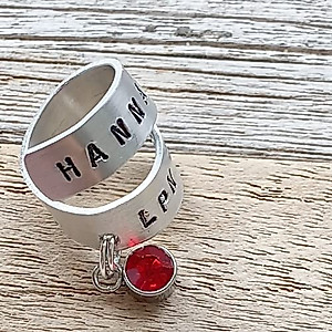 International Nurse day Gift, Aluminium Stethoscope ID Tag with Birthstone charm, Stethoscope Charm, Stethoscope Name Tag, Nurse Appreciation Gift, Nurse Graduation Gift, Pinning Ceremony Gift